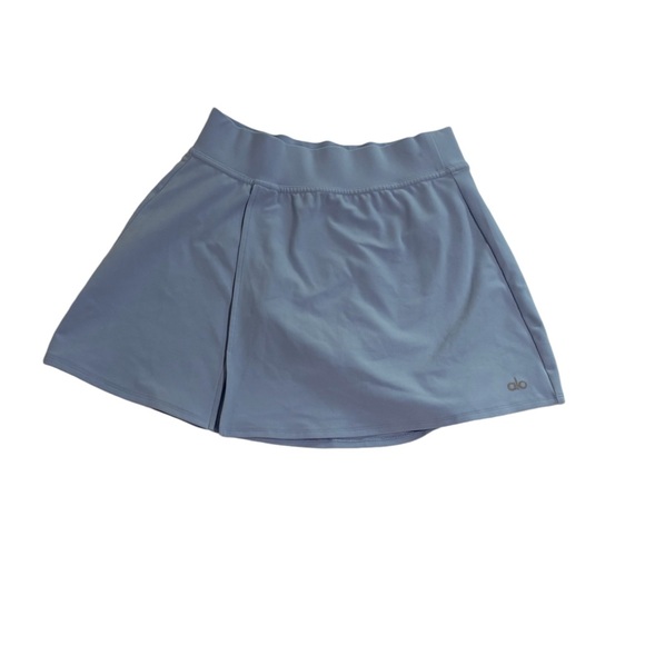 ALO Yoga | Skirts | Alo Yoga Alosoft Backspin Skirt In Seashell Blue ...